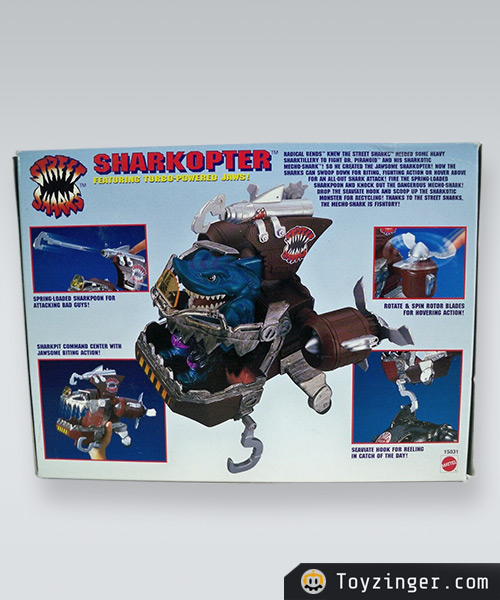 Sharkopter - Vehicle - Street Sharks
